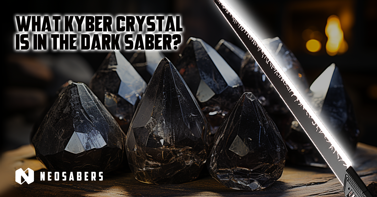 What Kyber Crystal is in the Dark Saber?