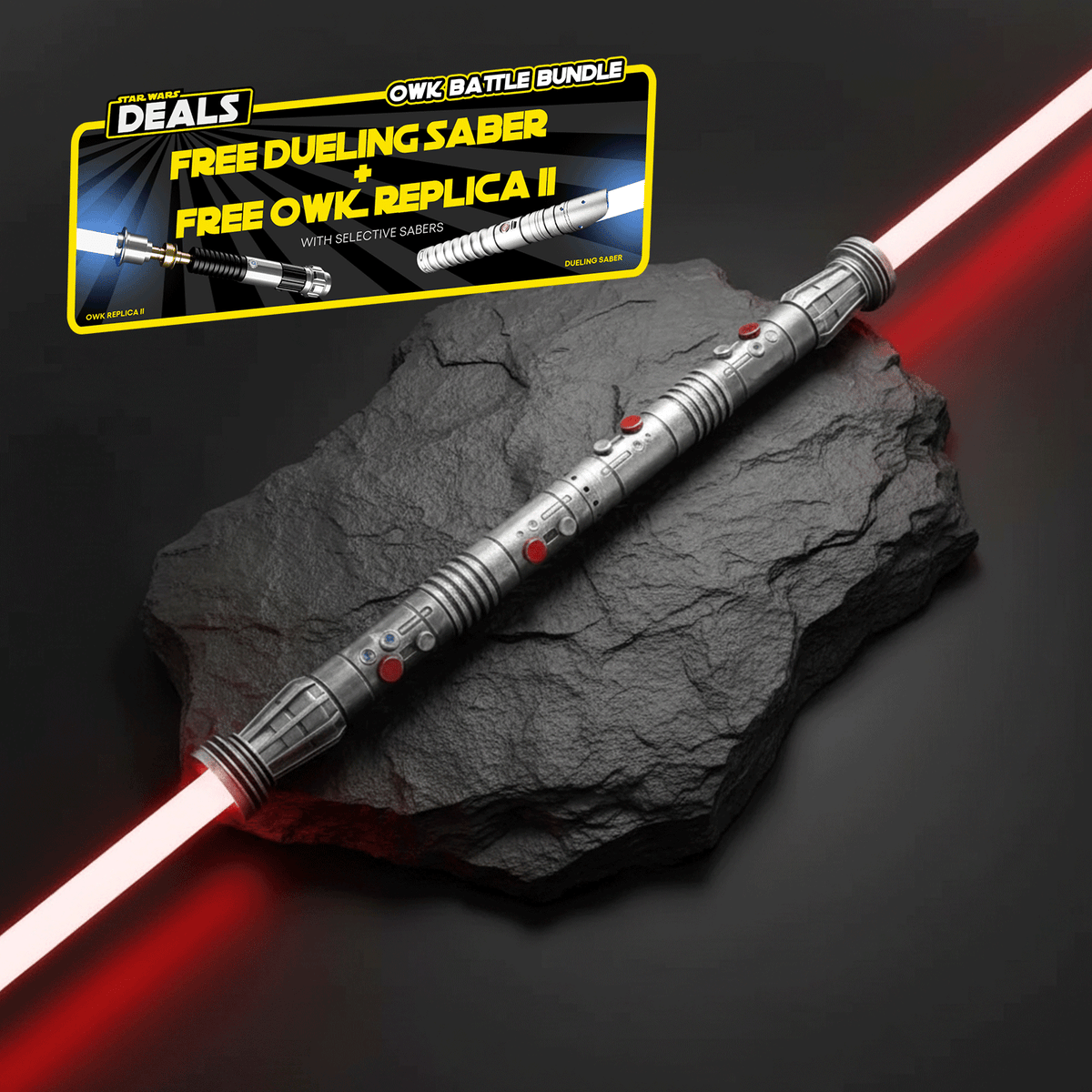 Shop Original DM Double Bladed Saber | NEO Sabers™